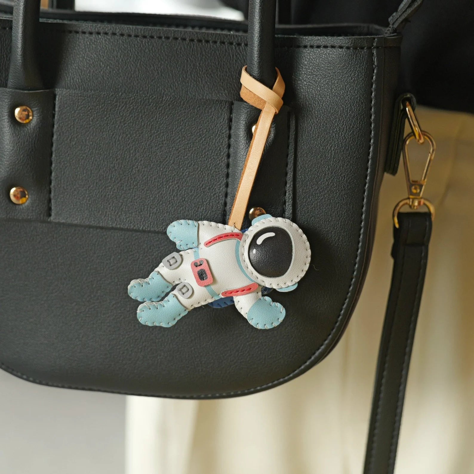 Leather Bag Charms & Key Chains | Space & Universe Collection