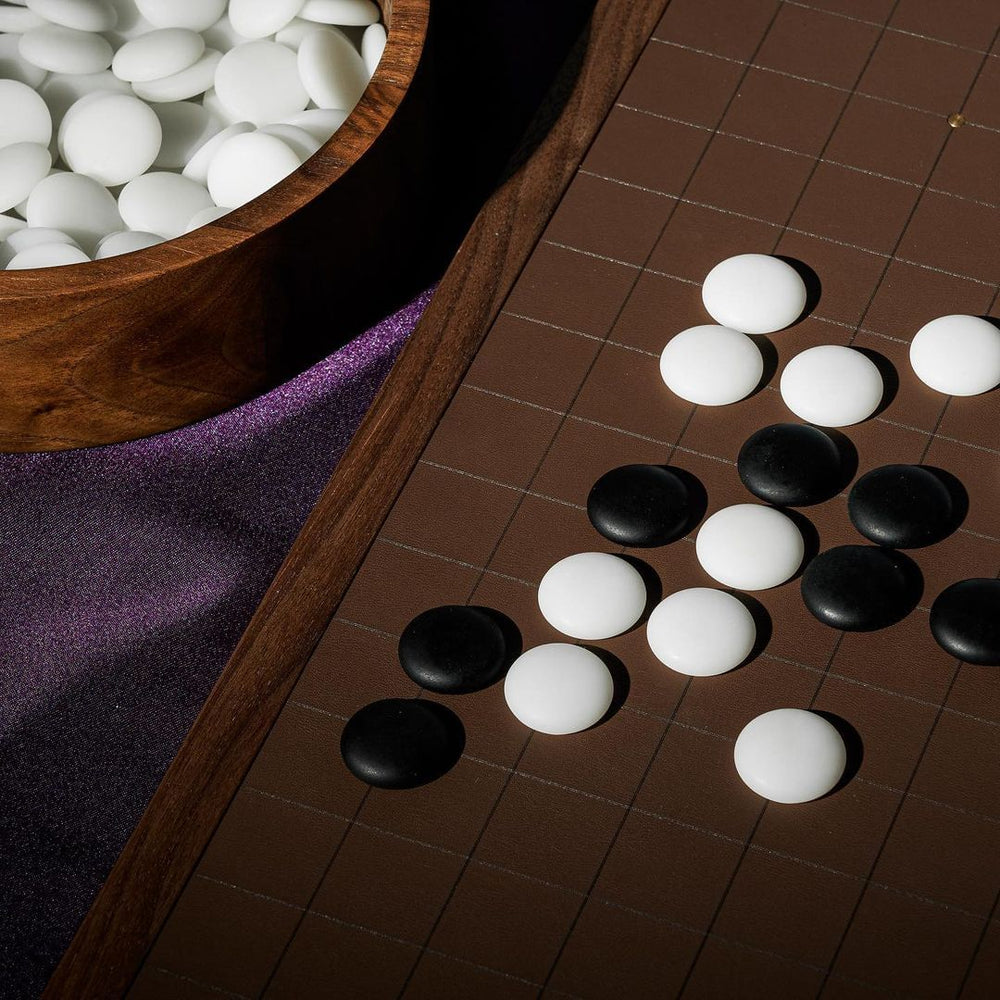 Luxury Wooden Go Game Set And Finely Made Stones | The Craft House