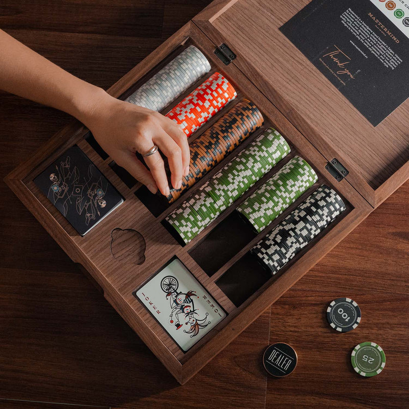 Luxury Poker Chip Set | Customize through Engraving