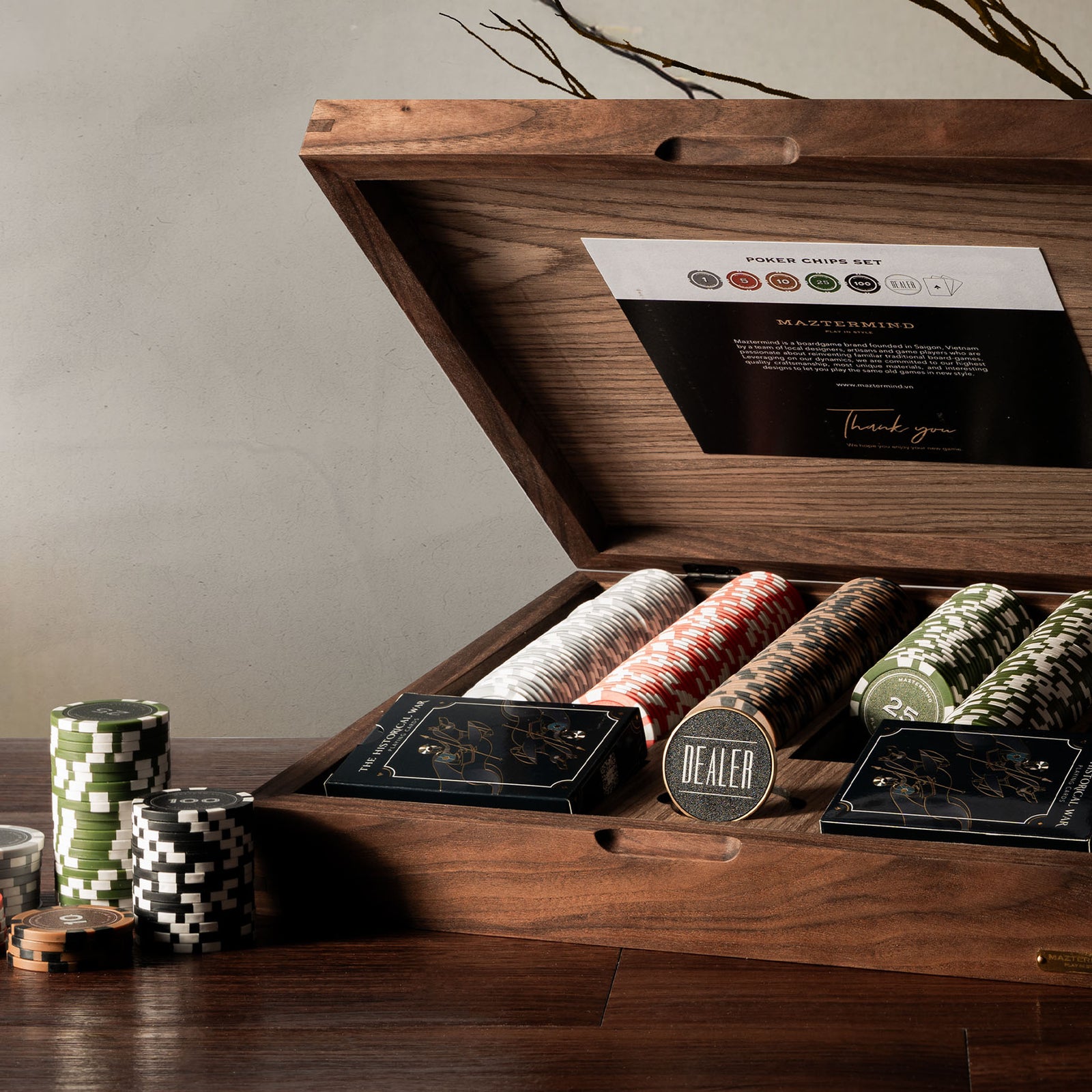 Luxury Poker Chip Set | Customize through Engraving