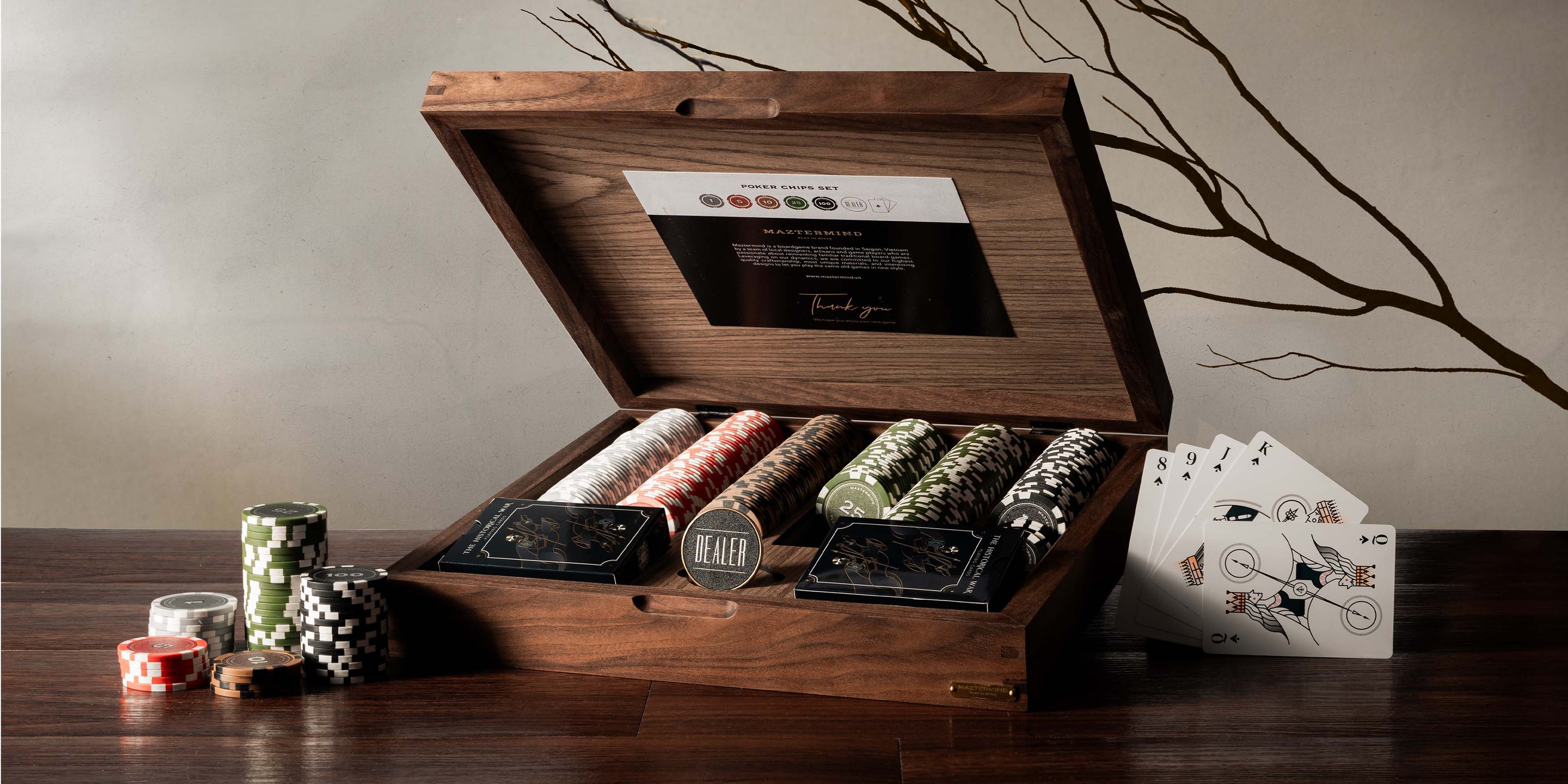 Luxury Poker Chip Set | Customize through Engraving